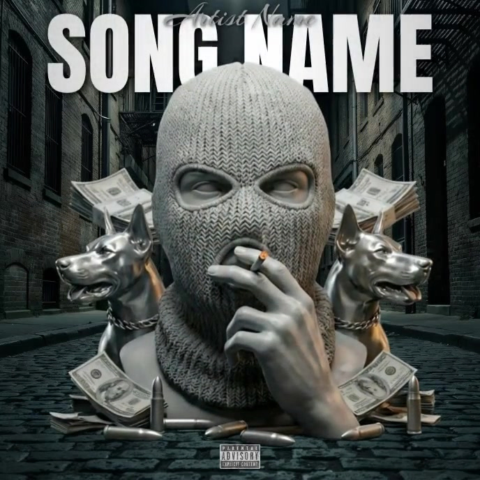 Best Cover Album music art trap mixtape rap Template | PosterMyWall