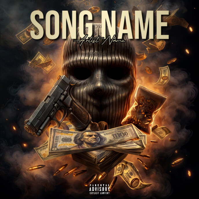 Best Cover Album music art trap mixtape rap Template | PosterMyWall