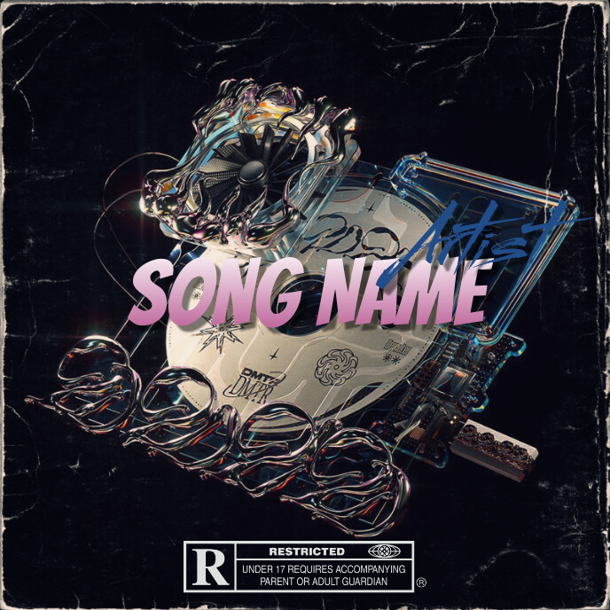 Plantilla de Best Cover Album music art trap mixtape rap | PosterMyWall