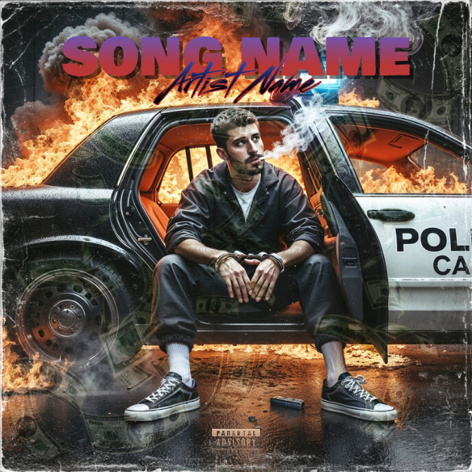 Plantilla de Best Cover Album music art trap mixtape rap | PosterMyWall