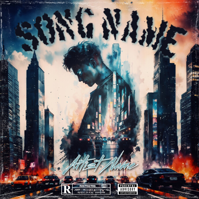 Copy of Best Cover Album music art trap mixtape rap | PosterMyWall