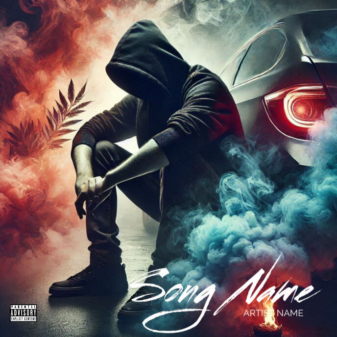 Best Cover Album Music Art Trap Mixtape Rap Album Cover Template ...