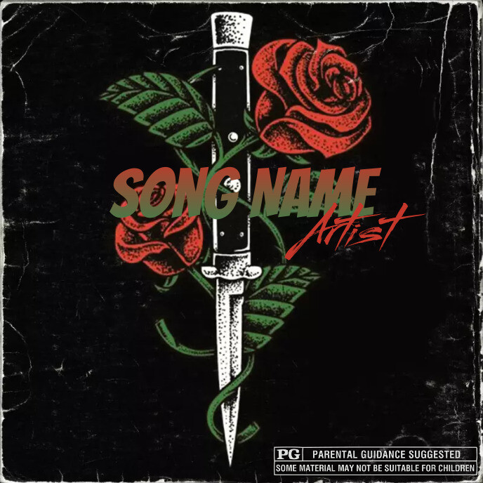 Modèle Best Cover Album music art trap mixtape rap | PosterMyWall