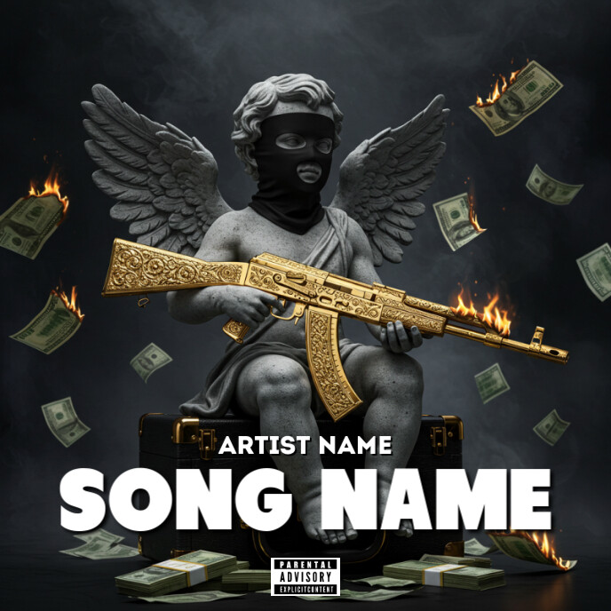 Best Cover Album music art trap mixtape rap Template | PosterMyWall