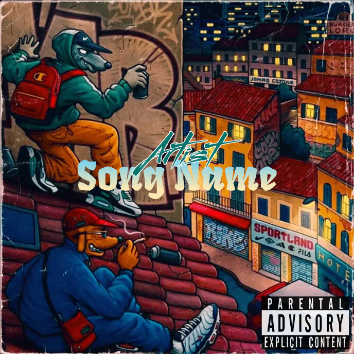 Best Cover Album music art trap mixtape rap Template | PosterMyWall