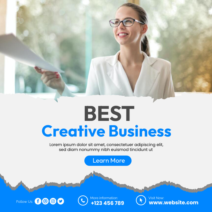 Plantilla de Best Creative Business Poster | PosterMyWall