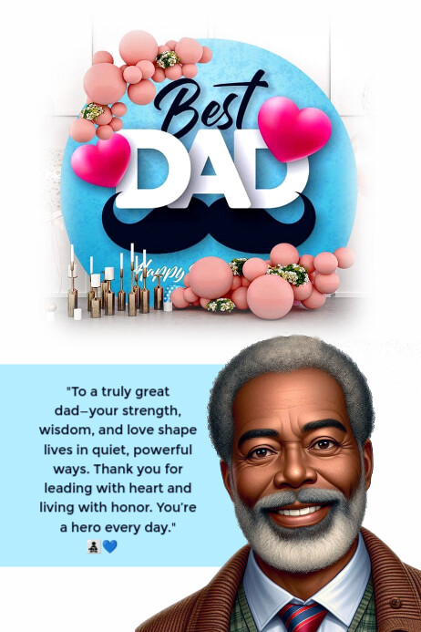 Best dad Template | PosterMyWall