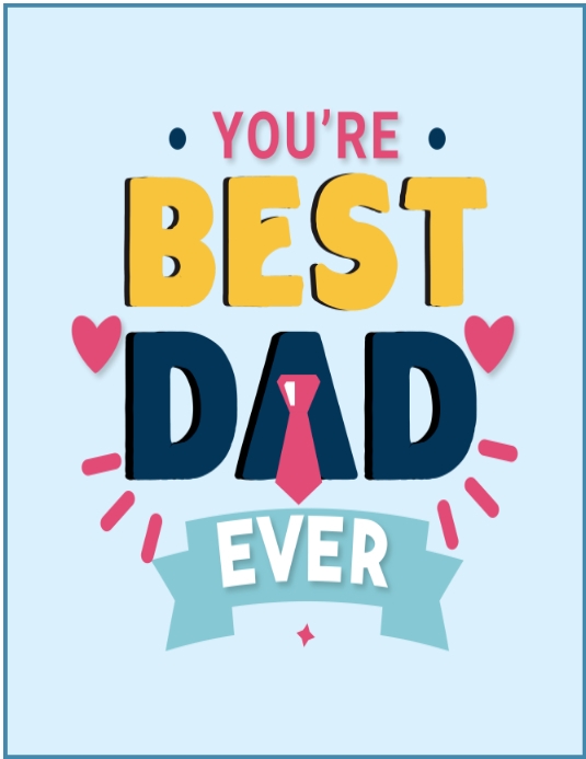 best dad Template | PosterMyWall