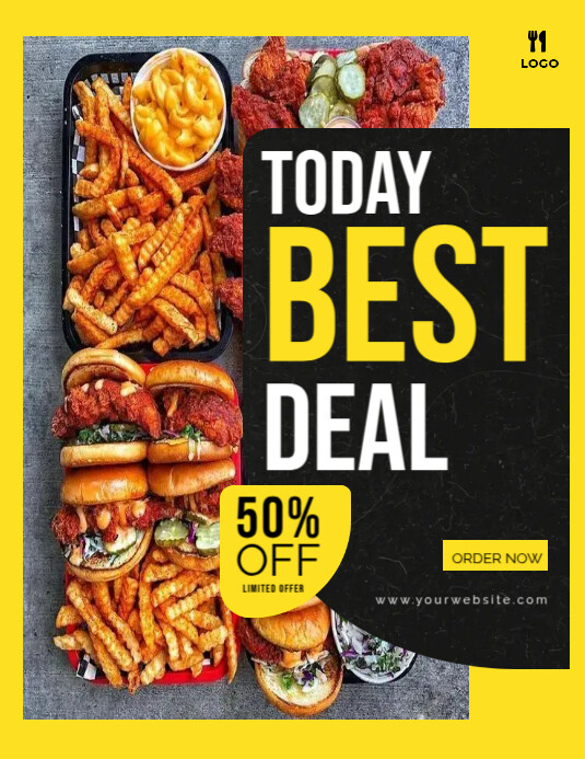 Best Deal Menu Flyer Template | PosterMyWall