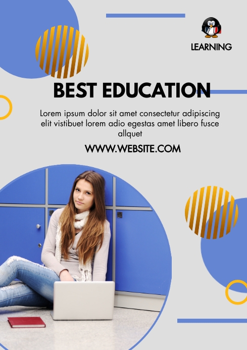 Best Education Template | PosterMyWall