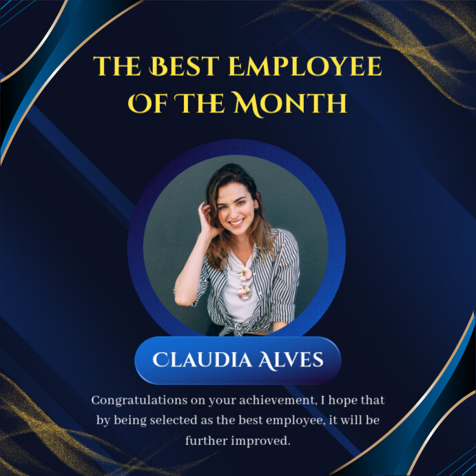Copy of best employee award | PosterMyWall