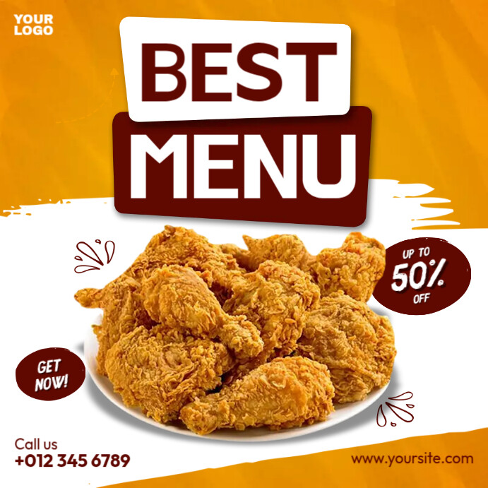 Copy of Best Food Menu | PosterMyWall