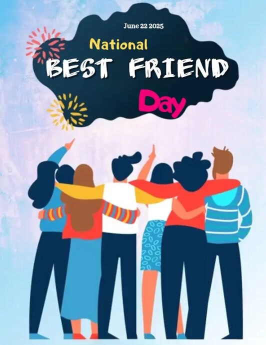 Best friend day Template | PosterMyWall
