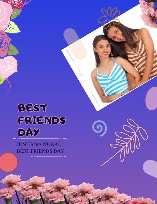 BEST FRIEND DAY PICS Template | PosterMyWall