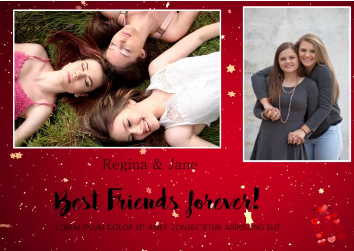 Best Friend valentine's day Template | PosterMyWall