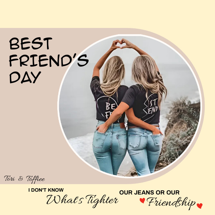 Modèle Best Friends Day (1) | PosterMyWall