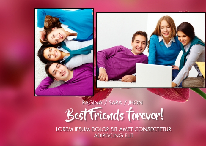 Best Friends Day Card Template | PosterMyWall