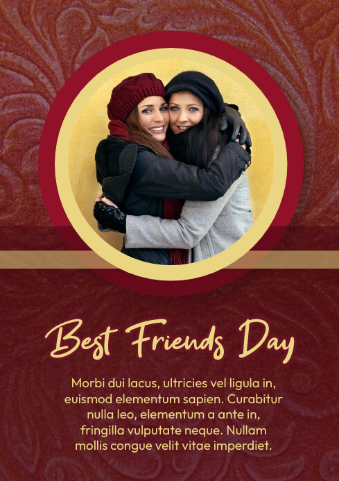 Plantilla de Best Friends Day | PosterMyWall