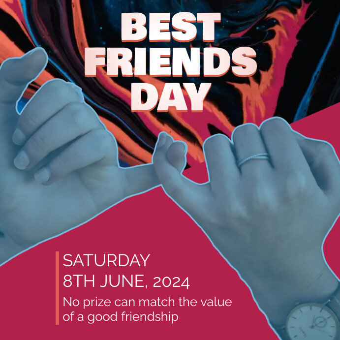 Best Friends Day Template | PosterMyWall