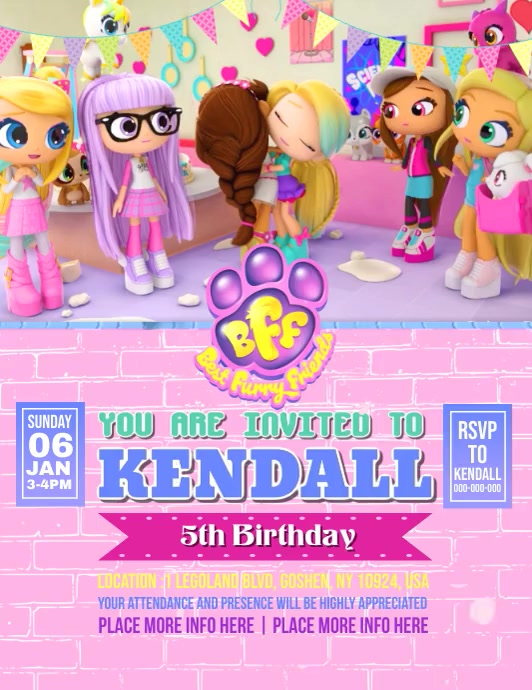 Copy of Best Furry Friends | PosterMyWall