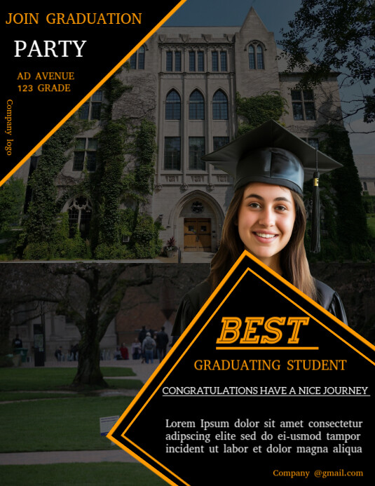 Copy of Best graduation party | PosterMyWall