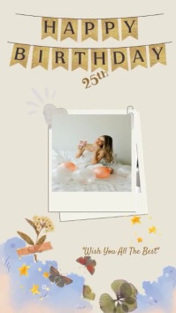 Birthday Instagram Reel Template | PosterMyWall