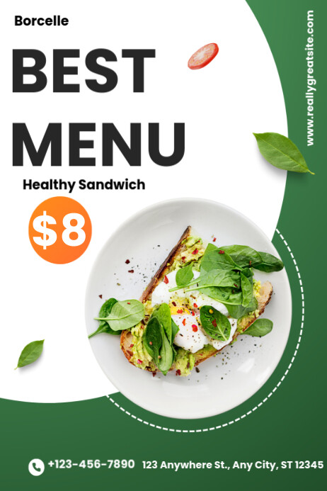 Best Health Menu Poster เทมเพลต | PosterMyWall
