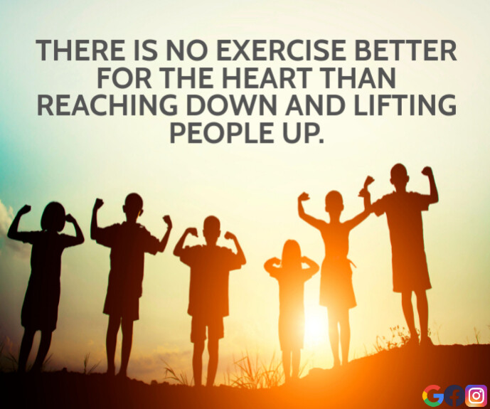 Plantilla de BEST HEART EXERCISE QUOTE TEMPLATE | PosterMyWall