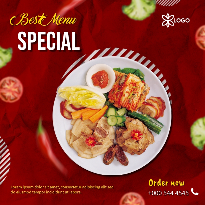 Copy of Best Menu Special Ads | PosterMyWall