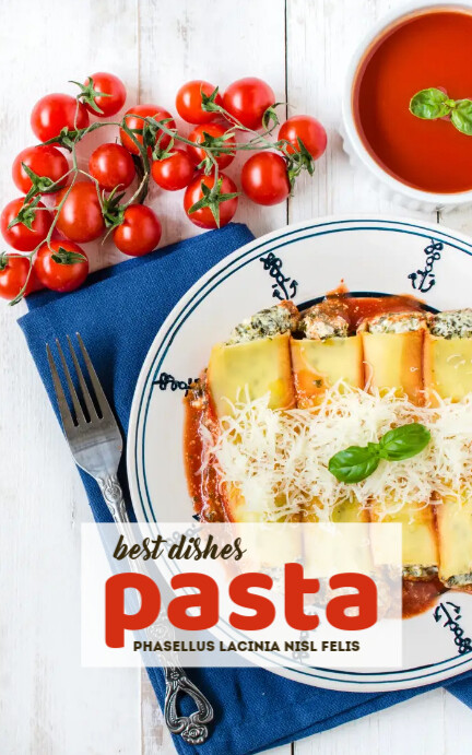 Best Pasta Cookbooks Templates | PosterMyWall