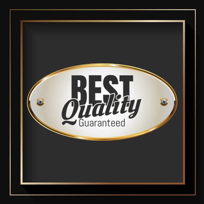 Copy of Best Quality Label | PosterMyWall