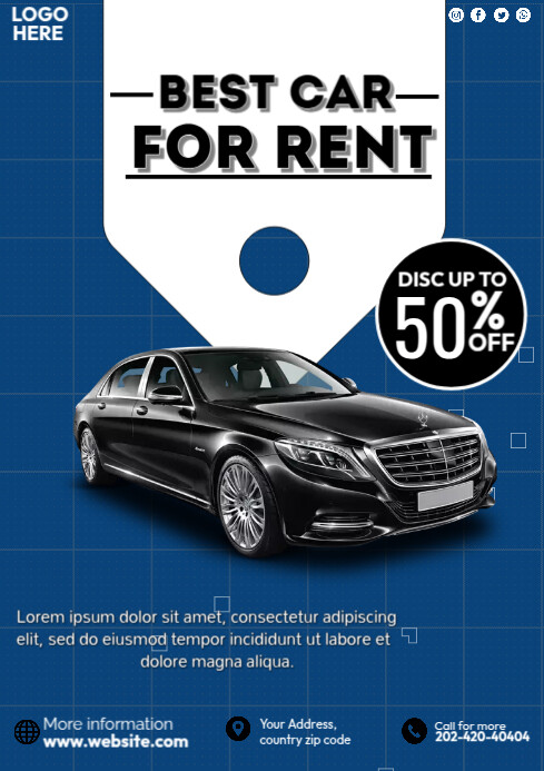 Best Rental Car Flyer Template | PosterMyWall