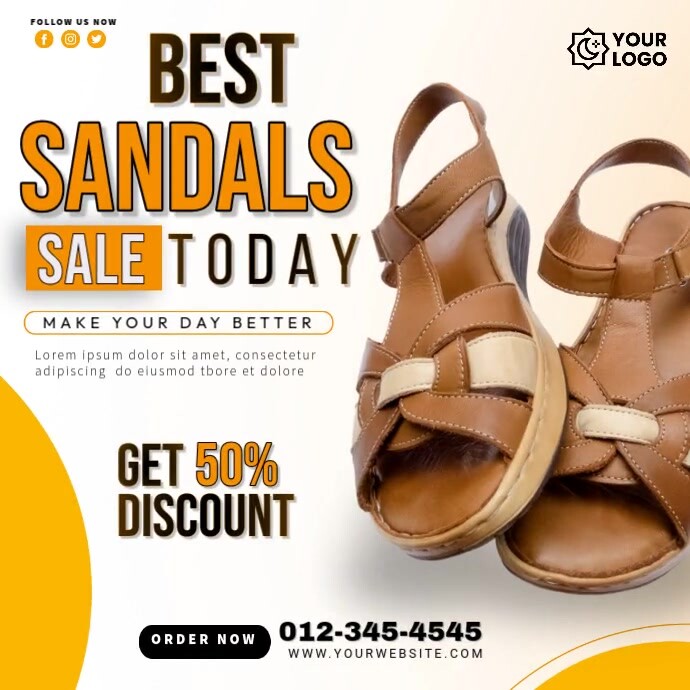 Copy of Best Sandal Sale Today | PosterMyWall