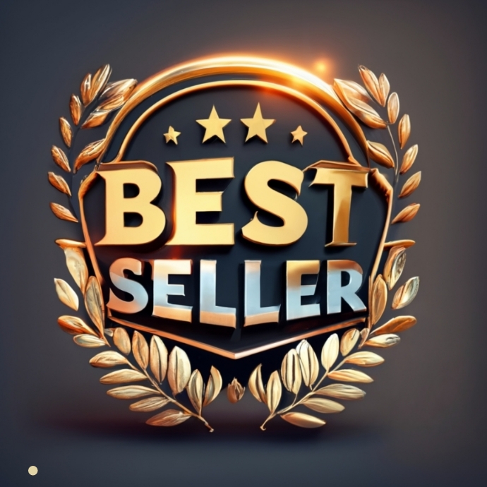 Plantilla de Best seller Logo design template | PosterMyWall