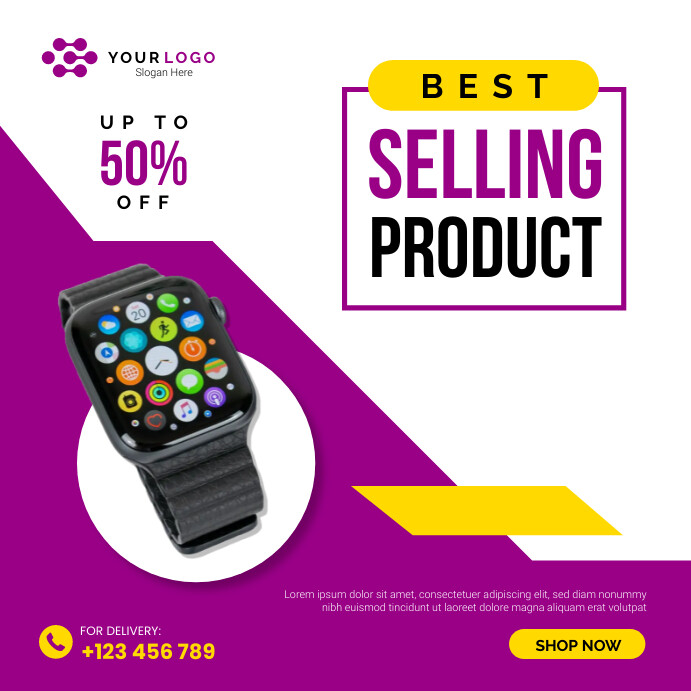 Copy of Best Selling Product Promotion Ads Instagram | PosterMyWall