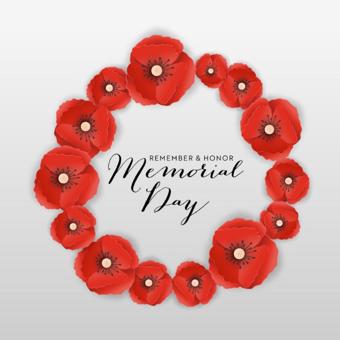 Best Template Happy Memorial Day Flyer Poster | PosterMyWall