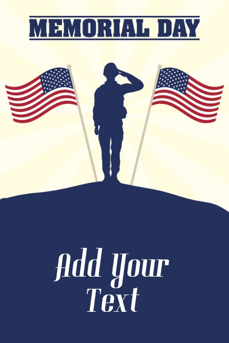 Copy of Best Template Memorial Day Poster & Flyer | PosterMyWall