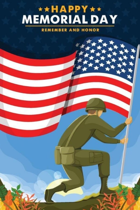 Best Template Memorial Day Poster & Flyer | PosterMyWall