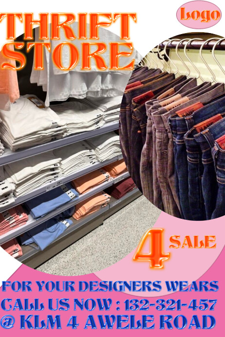 Best Thrift store template | PosterMyWall