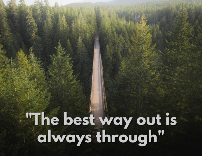 Best way out quote template | PosterMyWall