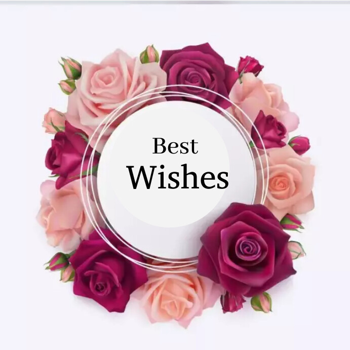 best wishes Template | PosterMyWall