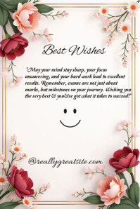 Best wishes Template | PosterMyWall