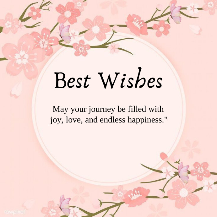 Plantilla de best wishes | PosterMyWall