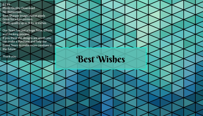 Copy of Best wishes poster template cards | PosterMyWall
