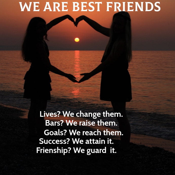 bestfriends poster template | PosterMyWall