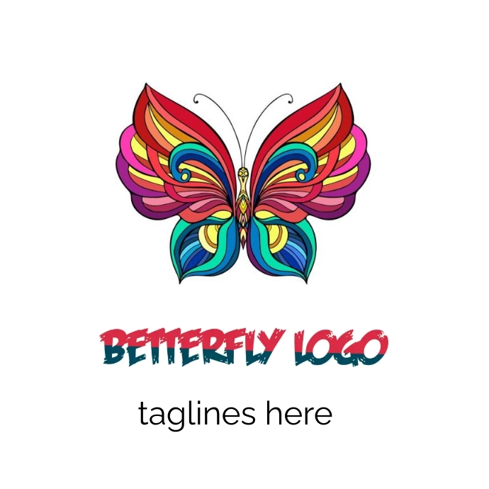 Better fly logos | Butterfly 🦋 Template | PosterMyWall