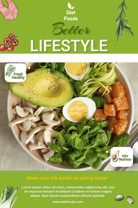 Better Life Style Template | PosterMyWall