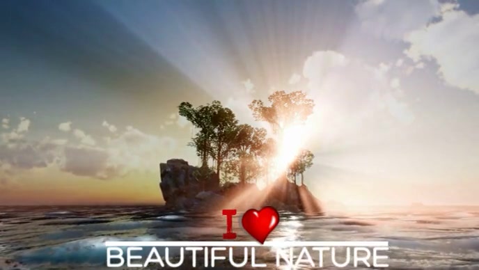 BEUTIFUL NATURE SUNRISE LIGHT Template | PosterMyWall