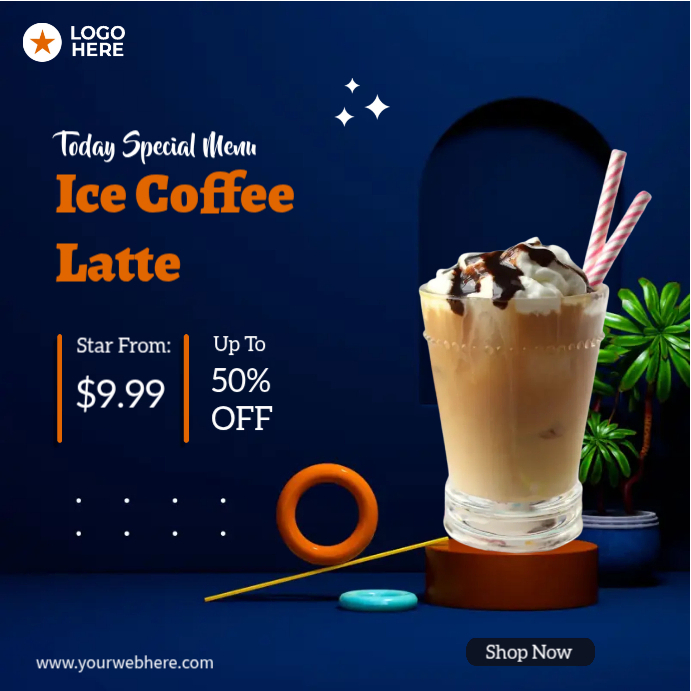 Beverage Ads Template | PosterMyWall