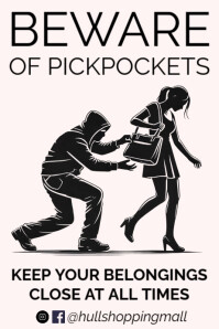 Beware Template | PosterMyWall